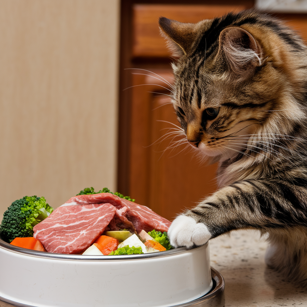 The Feline Feast: Enriching Fresh Cat Food with Raw Meat for Cats and