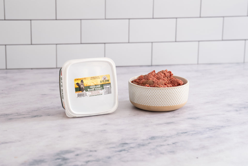 Ground Beef Hearts - BJ's Raw Pet Food
